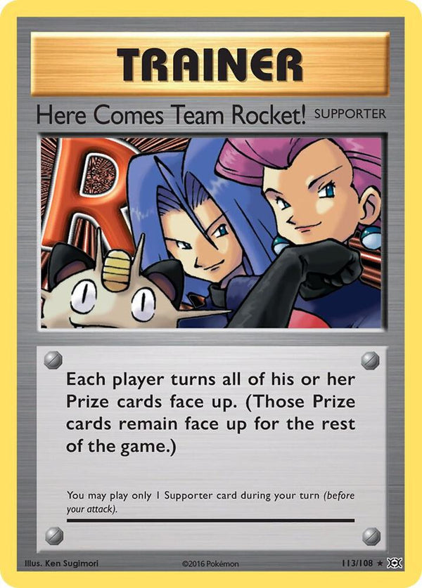 Here Comes Team Rocket! 113/108 Single – Mr Present