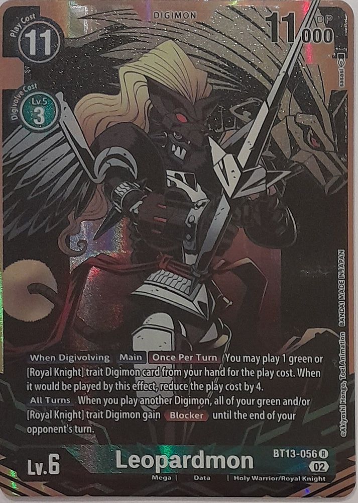 BT13-056 Leopardmon Alt Art Single – Mr Present