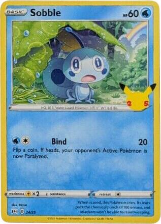 Sobble - 24/25 Holo Single – Mr Present