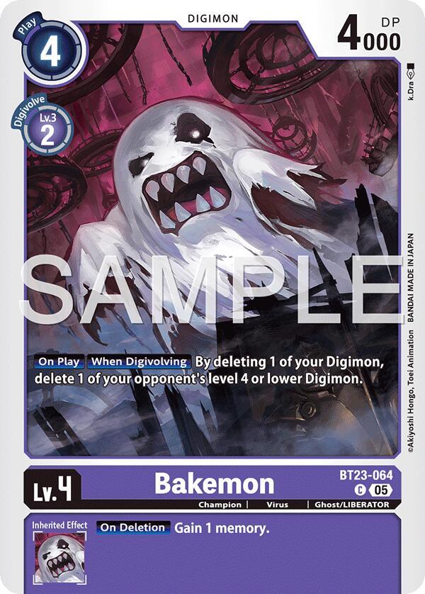 BT23-064 Bakemon Single – Mr Present